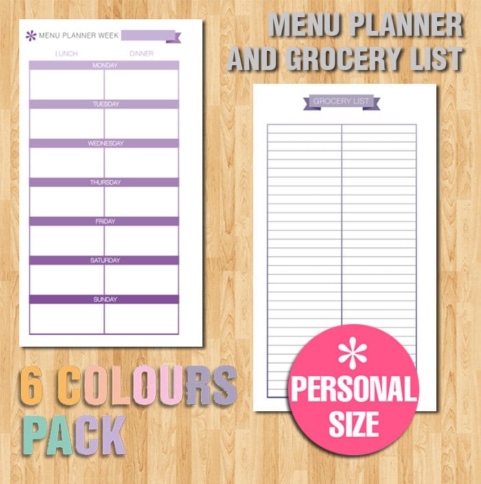 Erin Condren Style Printable Planner Kit PERSONAL SIZE Box - Etsy
