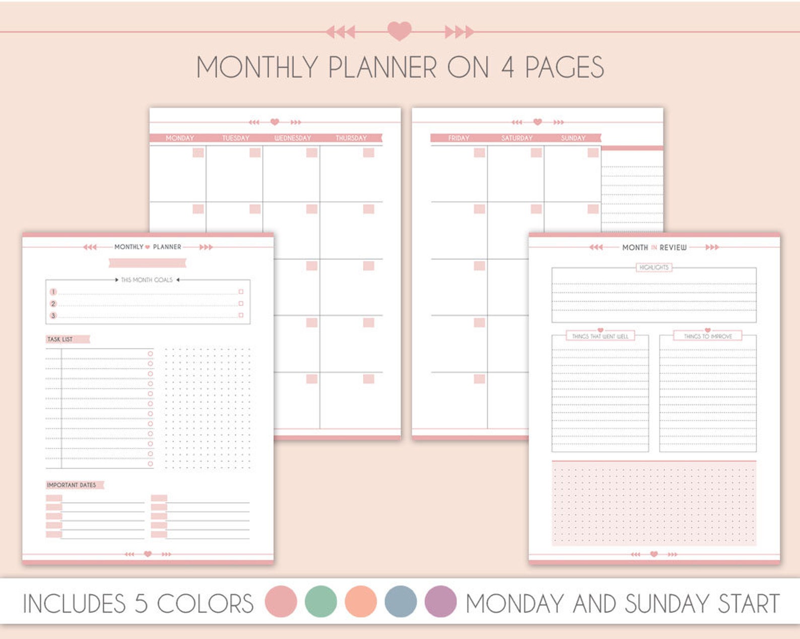 Big Happy Planner Essential Pack Weekly Planner Monthly - Etsy