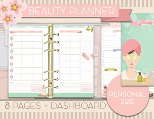 Beauty Planner Skin Care Routine Beauty Journal Beauty Organiser Beauty ...