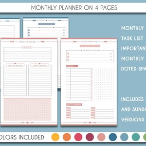 Mini Happy Planner Essential Pack, Weekly Planner, Monthly Planner ...