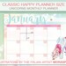 Happy Planner Printable Unicorn Monthly Planner Inserts, Printable ...