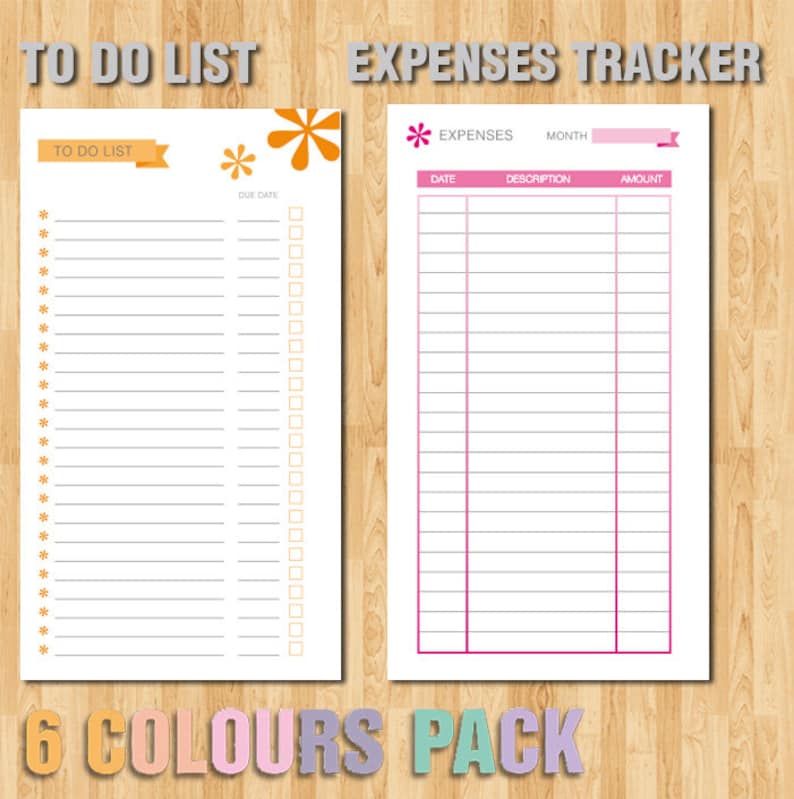 Erin Condren Style Printable Planner Kit PERSONAL SIZE Box ...