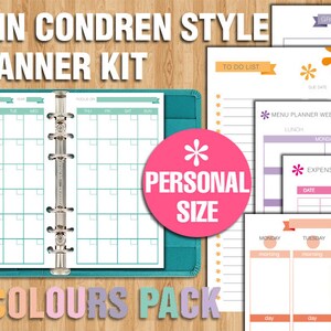 Erin Condren Style Printable Planner Kit PERSONAL SIZE Box ...