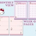 Printable A5 Planner Kit Cute Kawaii Weekly Planner Monthly Planner to ...