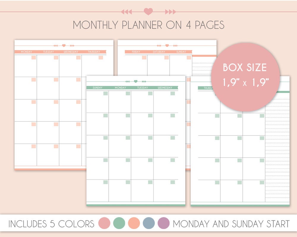 Big Happy Planner Essential Pack, Weekly Planner Monthly Planner ...
