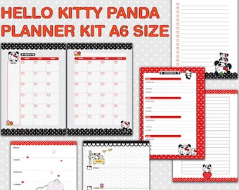 Panda Planner Printable - Etsy