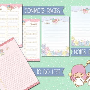 Printable A5 Planner Kit Cute Kawaii Weekly Planner Monthly Planner to ...