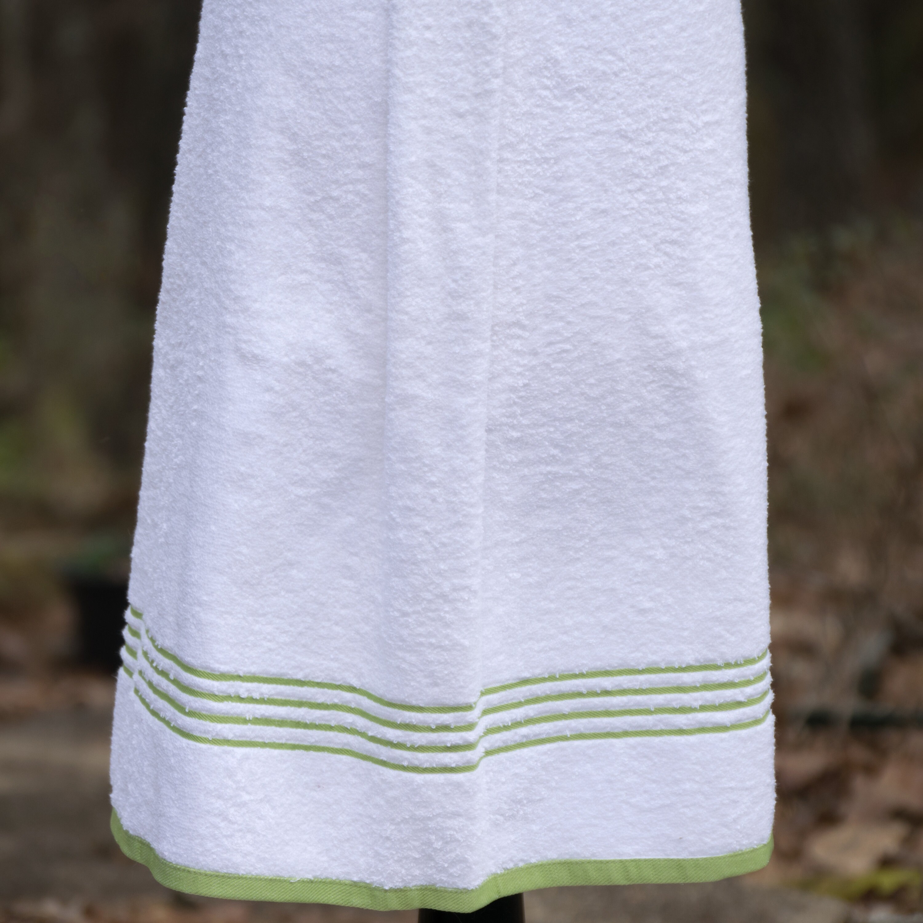 Reversible Granny Squares Apron With Towel Skirt in White and - Etsy