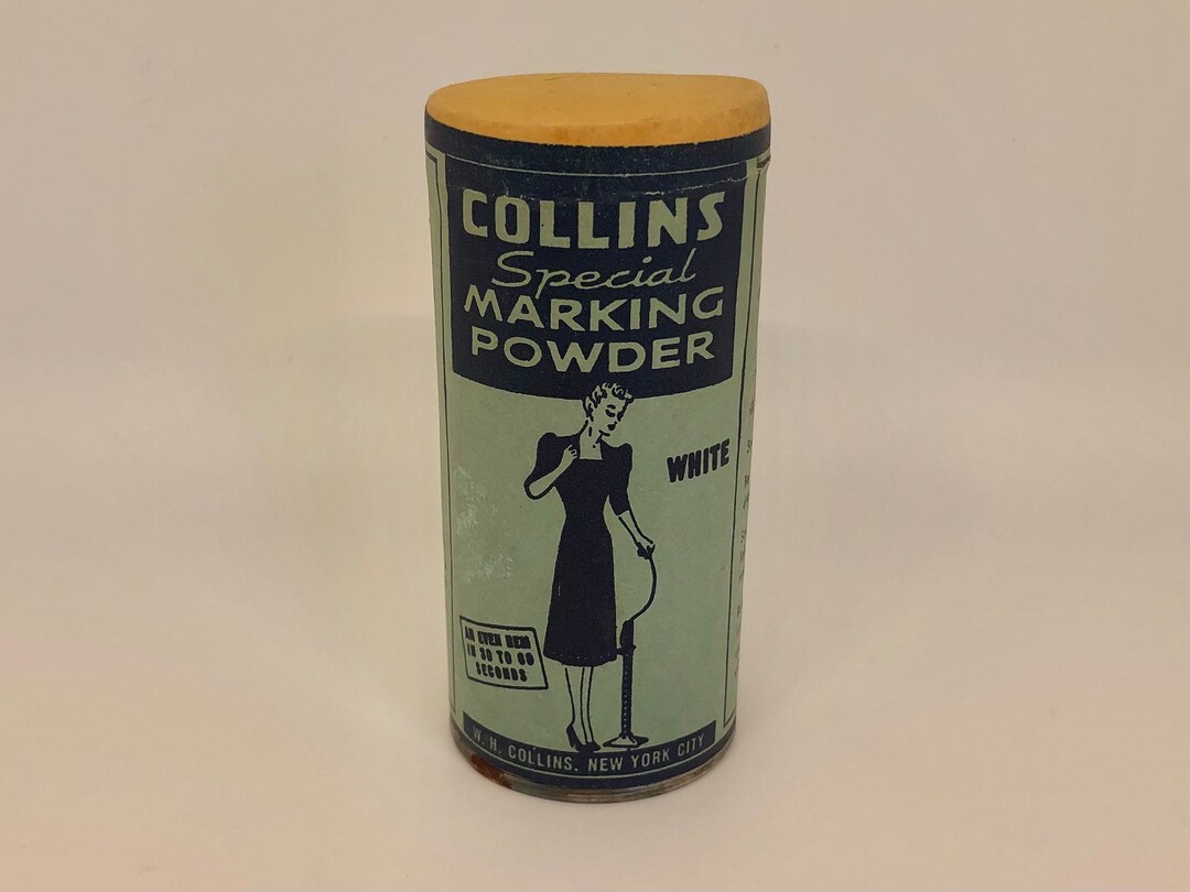 Vintage Collins Special Marking Powder - Never Opened! - Etsy