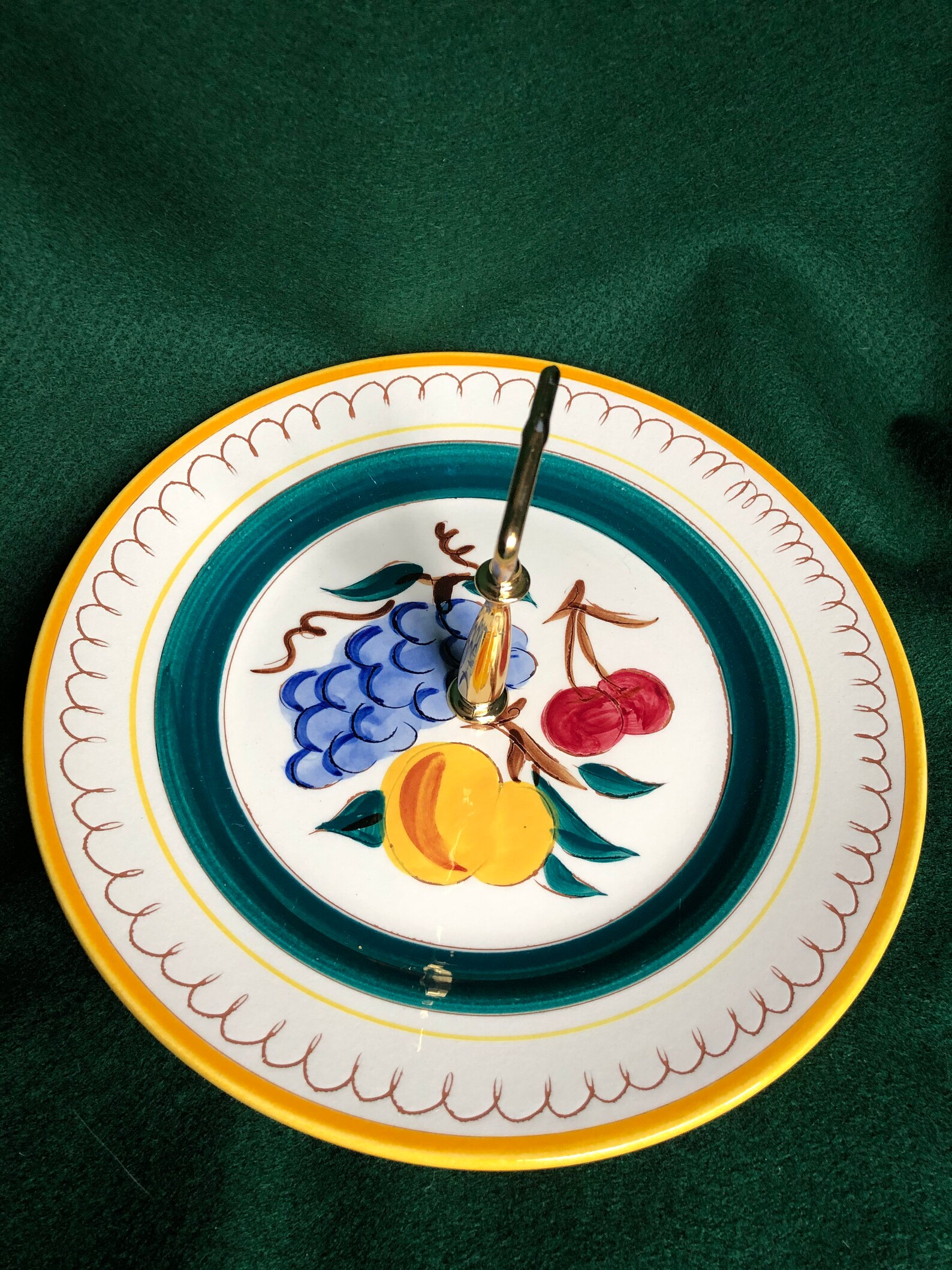 Stangl Vintage Fruit Pattern Plate - Etsy