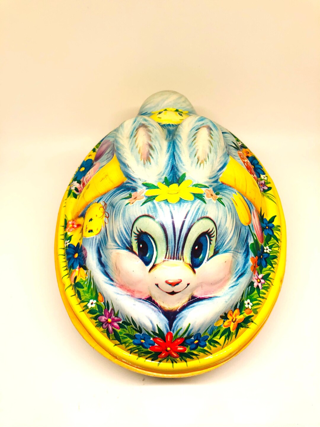 1960s Vintage Plastic Easter Bunny Candy Container - Etsy