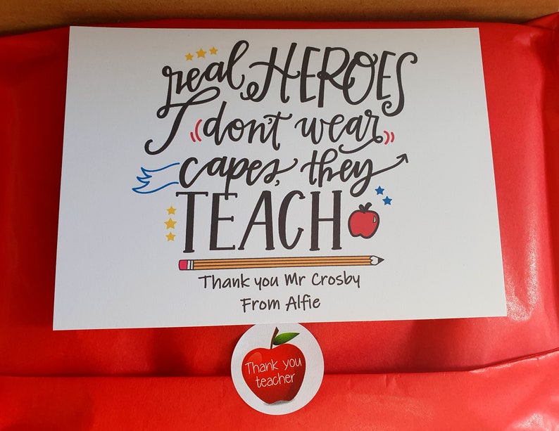 Teacher Present Gift Box Hamper Teaching Assistant Nursery - Etsy UK
