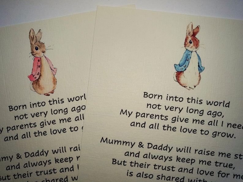 Peter Rabbit Will You Be My Godparent / Godmother/ Godfather/ | Etsy