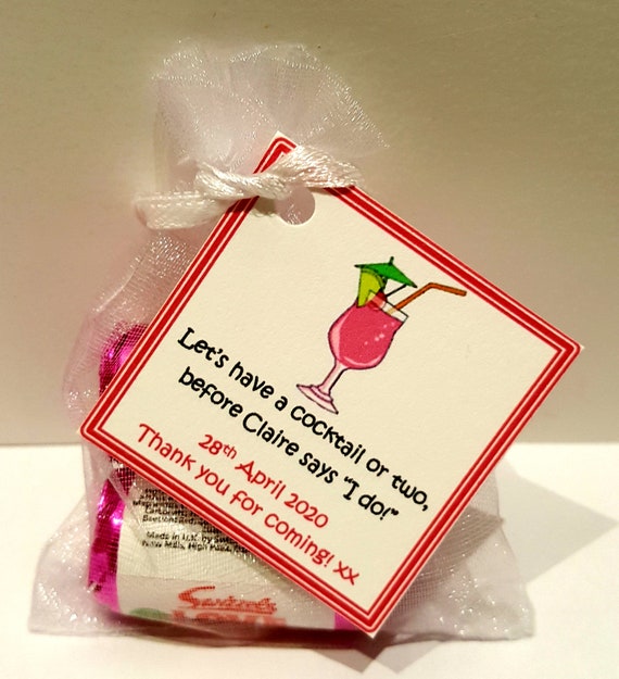 10 X HEN PARTY FAVOURS Hen Night Personalised Mini Love - Etsy