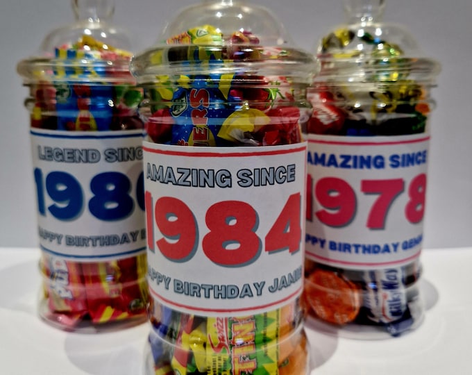 1950s Sweets Gift by an Authentic Sweet Shop, Sweet Gift, Retro Sweets ...