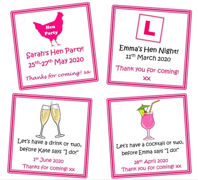10 X HEN PARTY FAVOURS Hen Night Personalised Mini love | Etsy