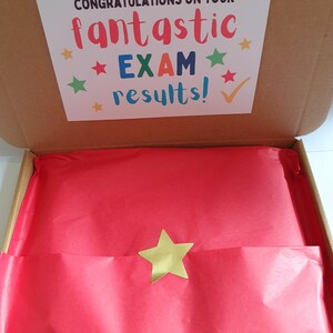 Exam Congratulations Gift Box: Treats & Personalized Note - Etsy UK