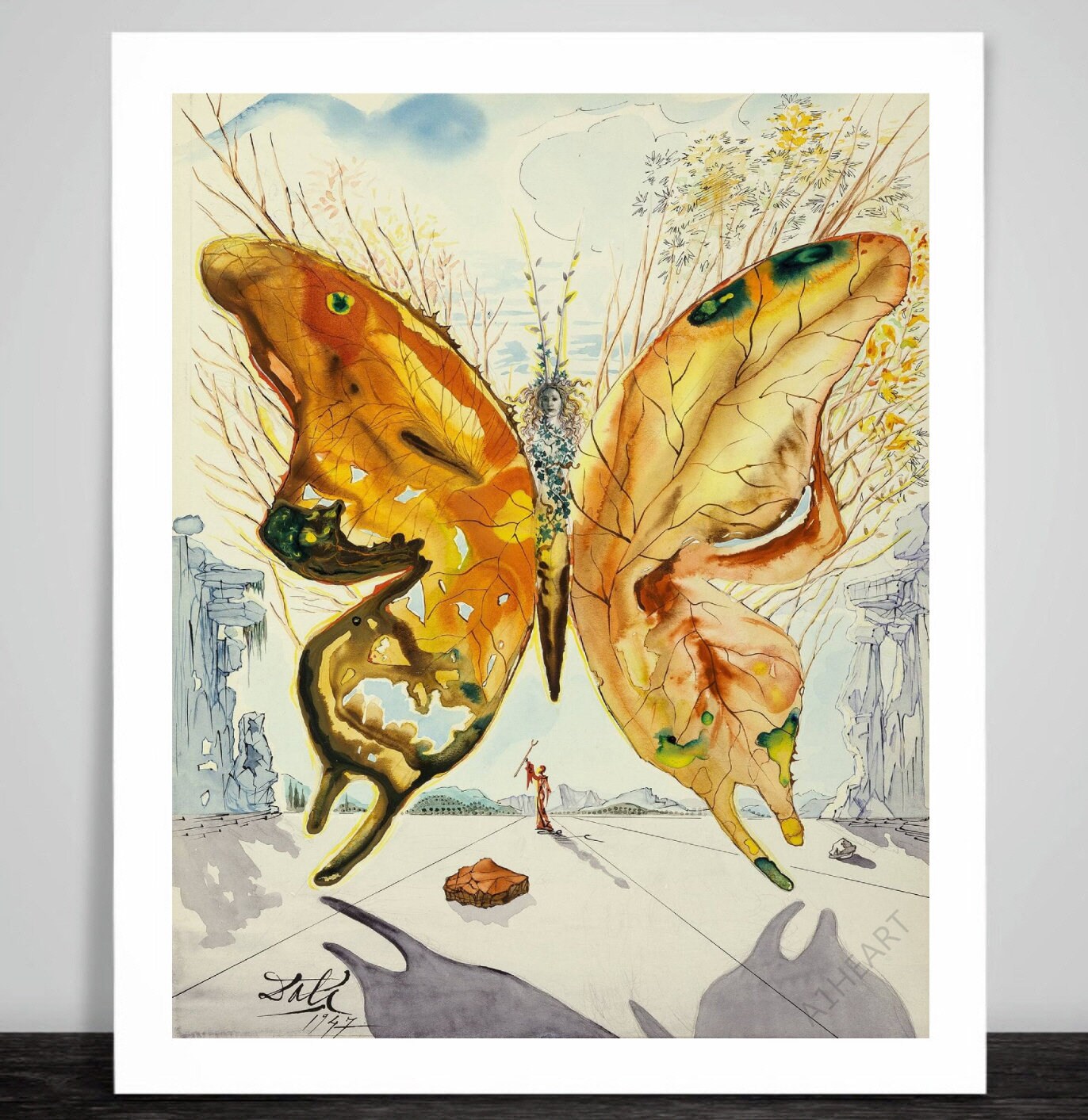 Salvador Dali Paintings Butterfly