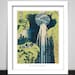 The Amida Falls by Hokusai Poster Print. Art Painting. Waterfall River ...