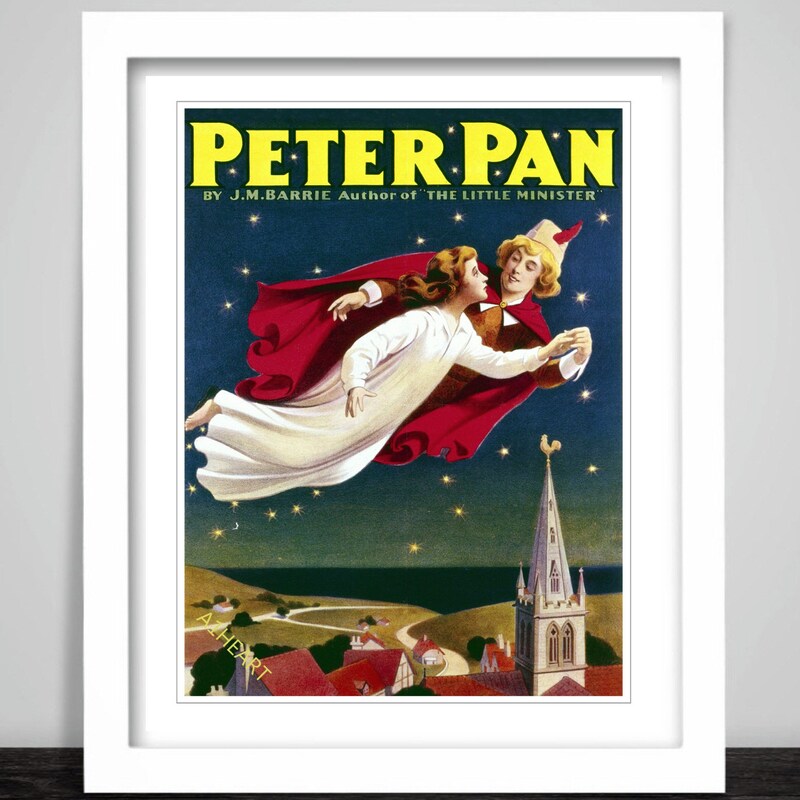 Peter Pan Print - Etsy UK