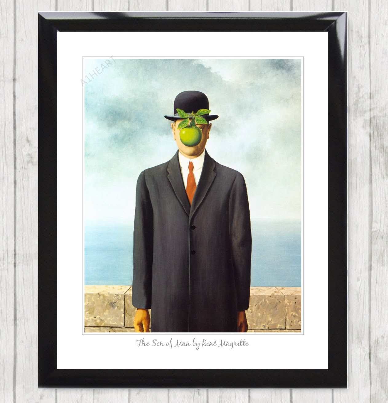 The Son of Man by René Magritte Poster Print. A Self Portrait - Etsy UK