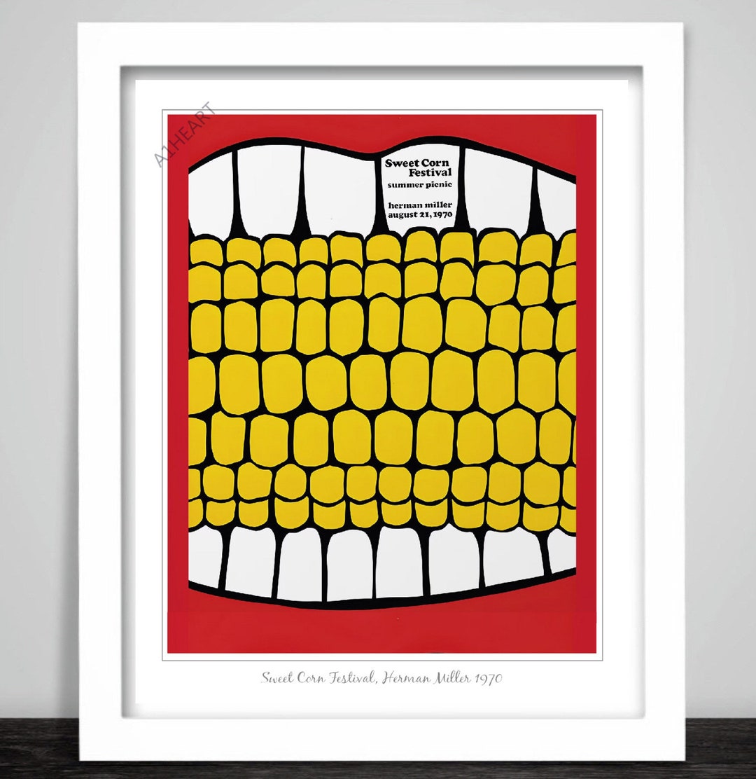 Sweet Corn Festival by Herman Miller Art. Poster Picture Print. Iconic ...