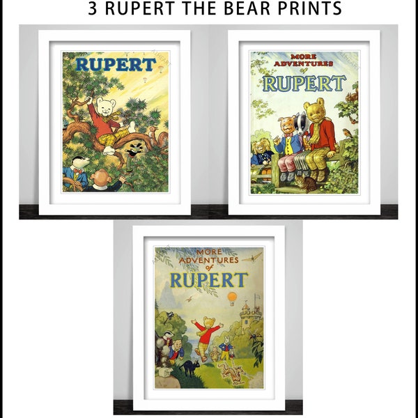 Rupert the Bear - Etsy