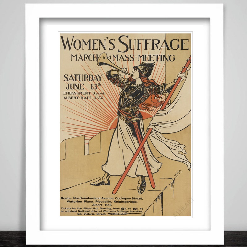 Suffragette Posters - Etsy UK