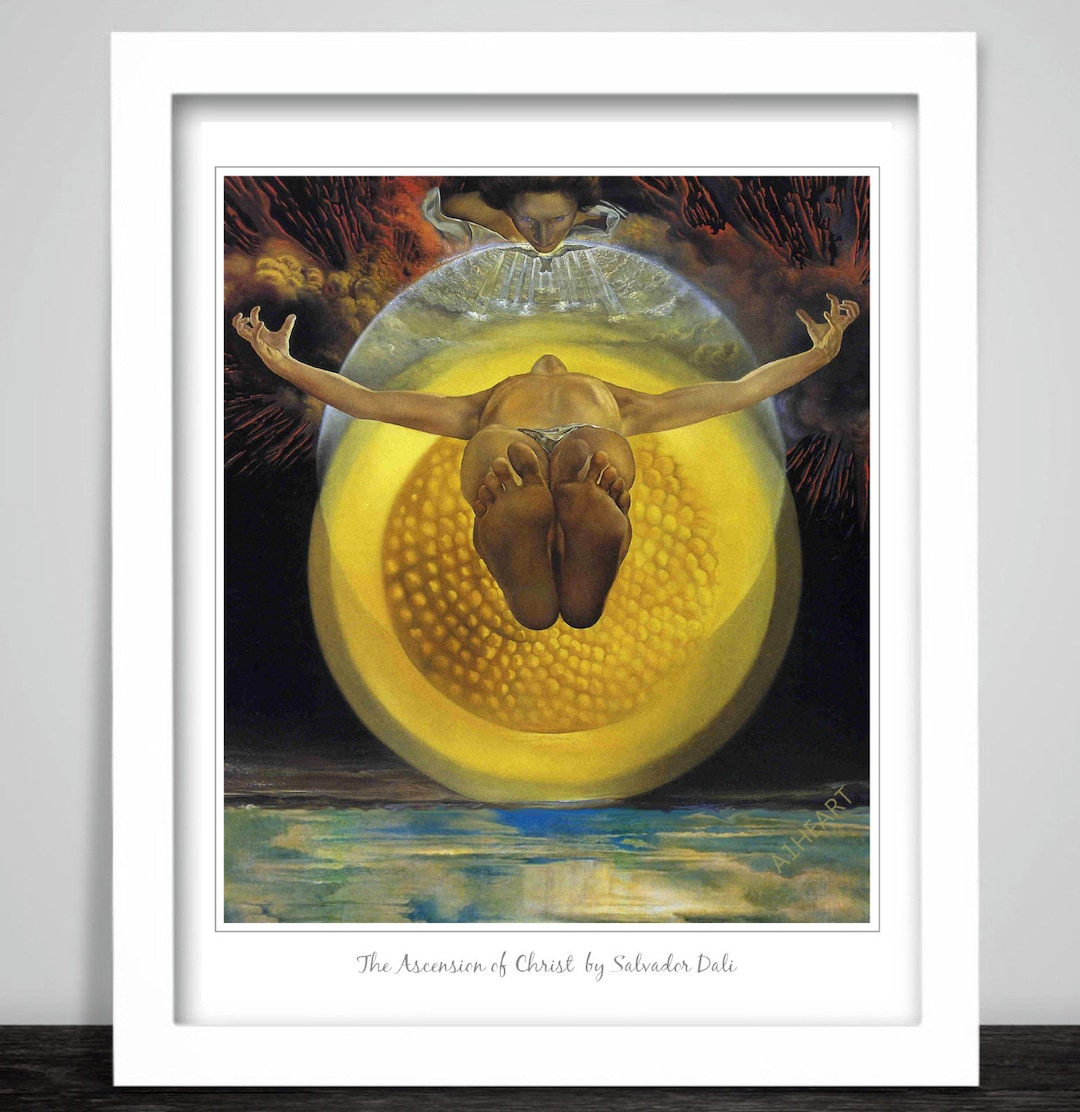 The Ascension of Christ by Salvador Dali Art Poster Print. Spanish ...
