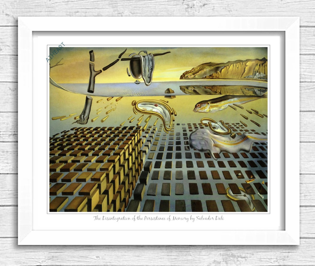 Disintegration of the Persistence of Memory by Salvador Dali. Art Print ...