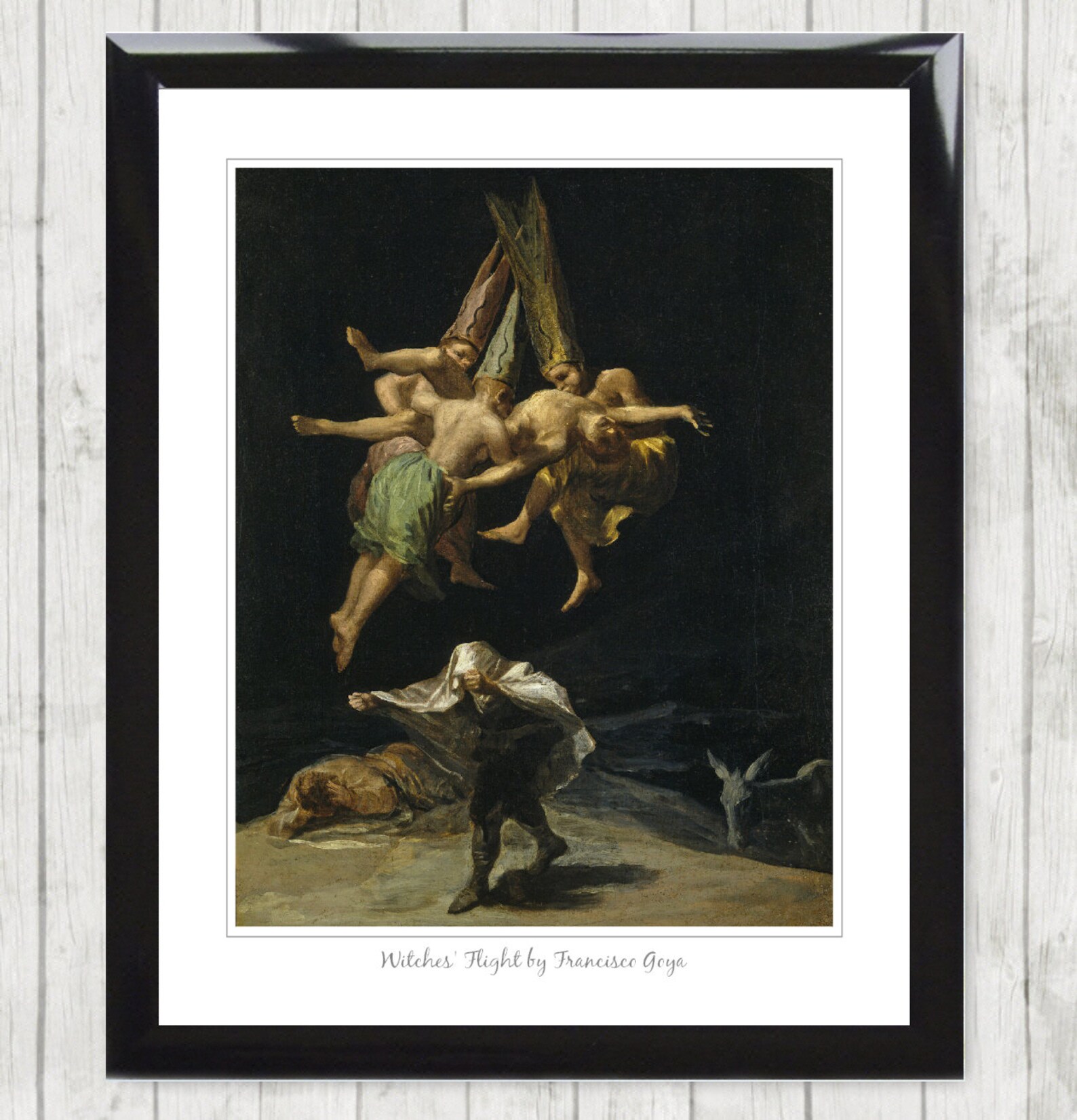 Witches' Flight by Francisco Goya Art Print. Osuna Witch - Etsy UK