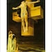 Crucifixion Hypercube by Salvador Dali. Vintage Art Print Poster ...