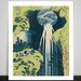 The Amida Falls by Hokusai Poster Print. Art Painting. Waterfall River ...