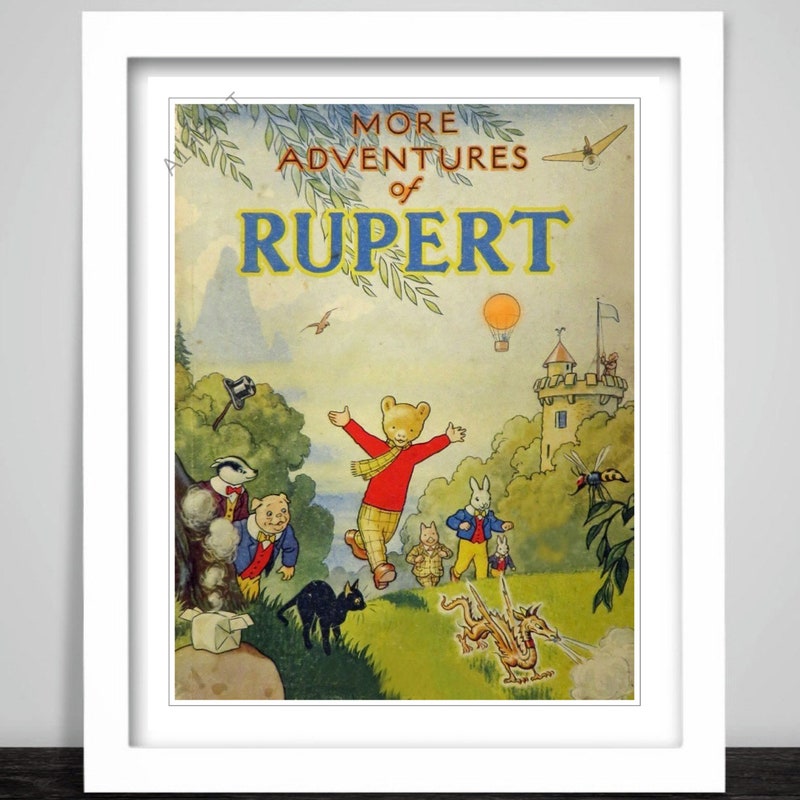 Rupert the Bear - Etsy