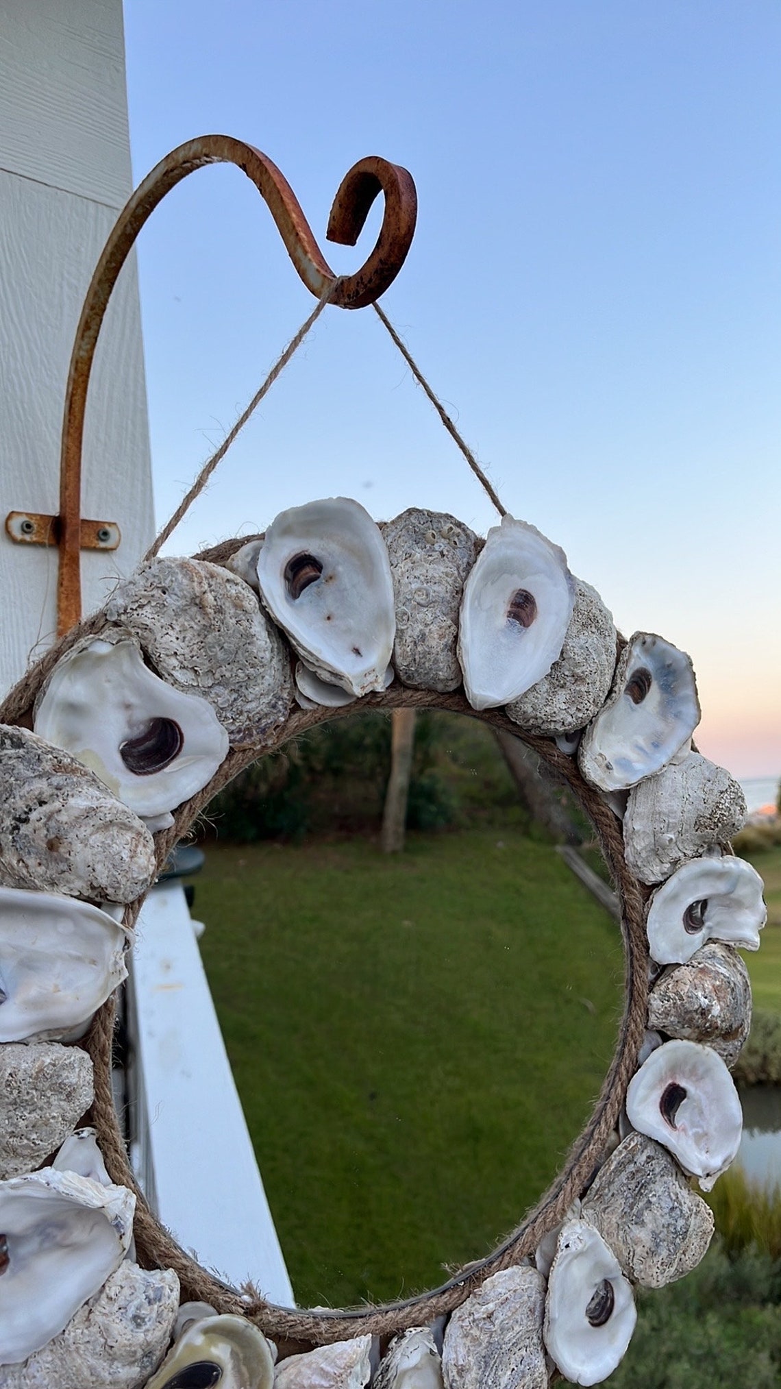 Oyster Shell Mirror - Etsy
