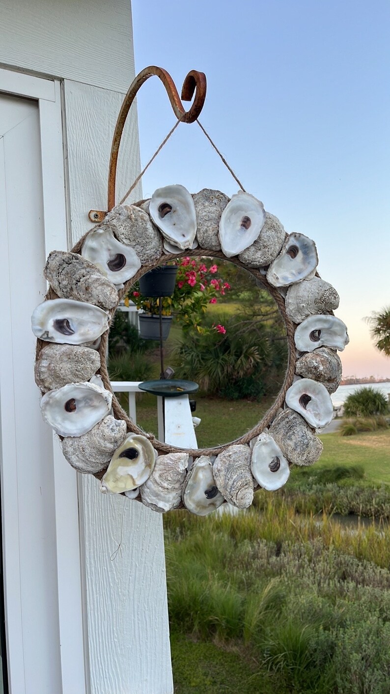 Oyster Shell Mirror - Etsy