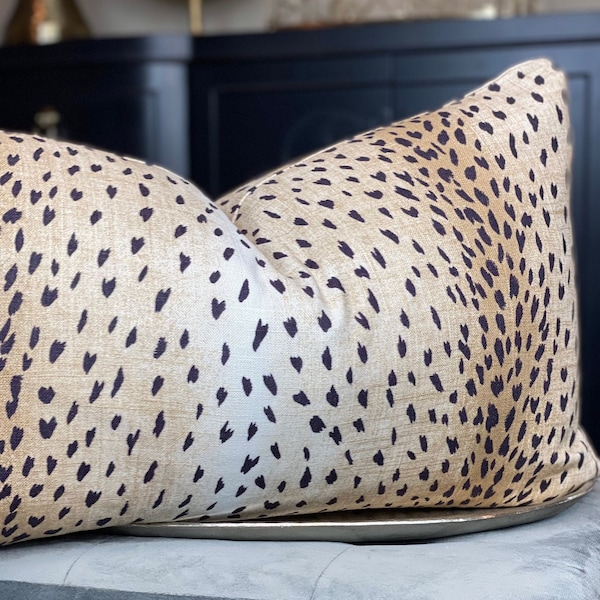 Black Lumbar Pillow - Etsy