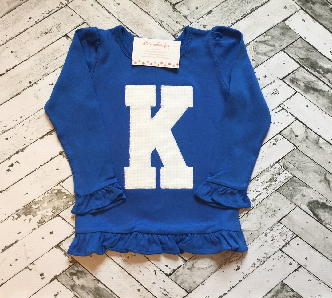 Vintage Kentucky k Ruffle Shirt/ K Ruffle Shirt/ Kentucky Ruffle Shirt ...