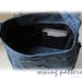 Sewing Denim Bag PATTERN, DIY Denim Bag, Jean Bag TUTORIAL, Make Your ...
