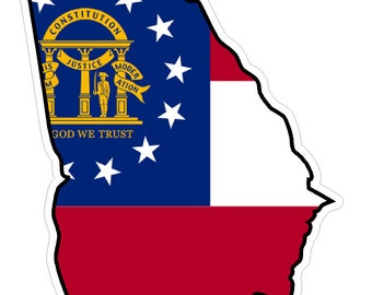 Georgia state decal | Etsy