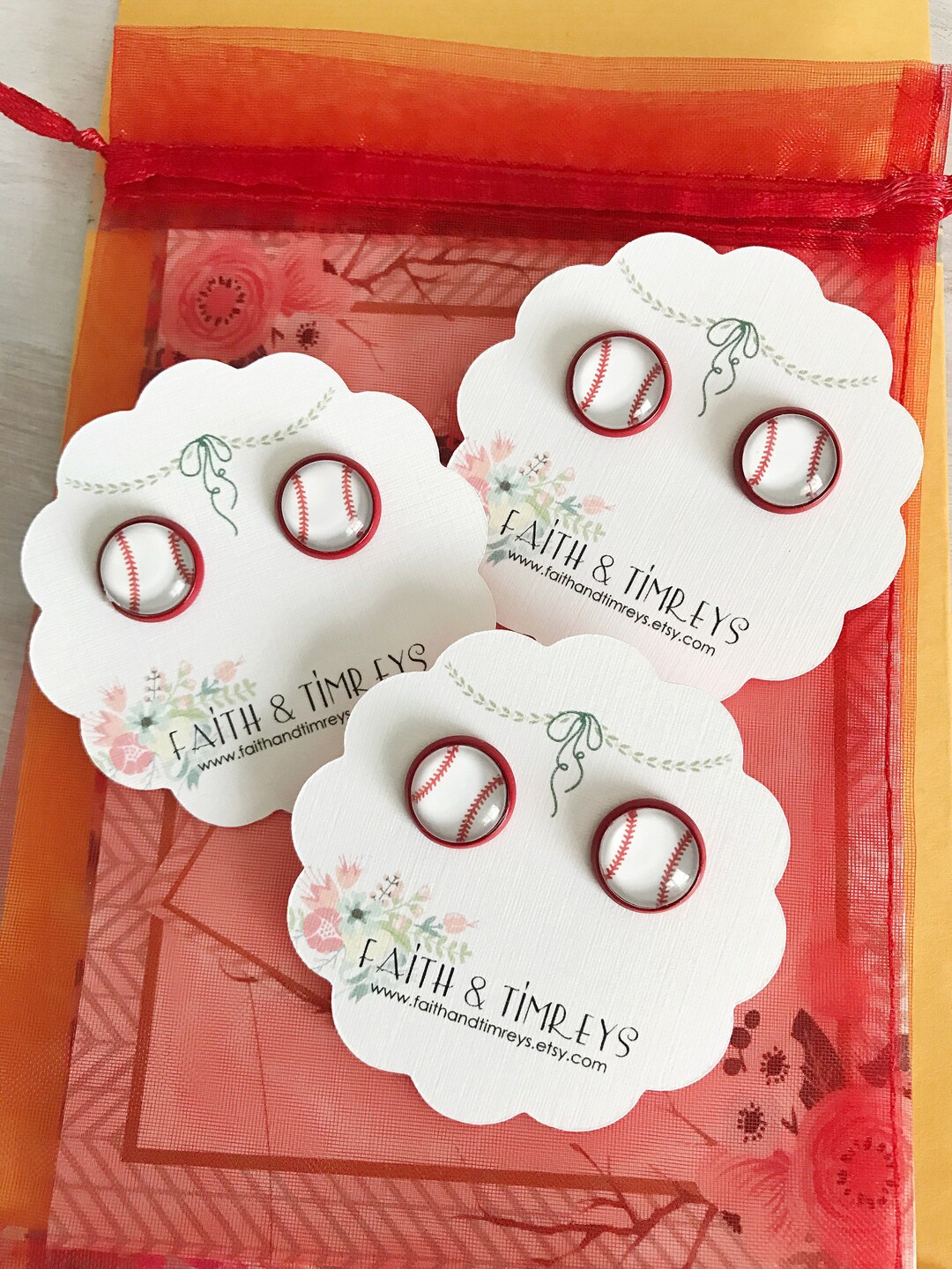 Baseball Studs, Baseball, Summer, Baseball Druzy, Baseball Earrings ...