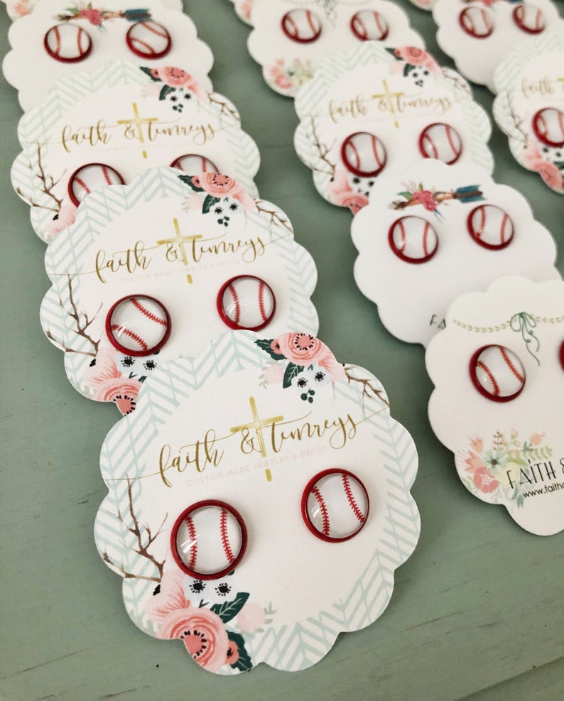 Baseball Studs Baseball Summer Baseball Druzy Baseball - Etsy