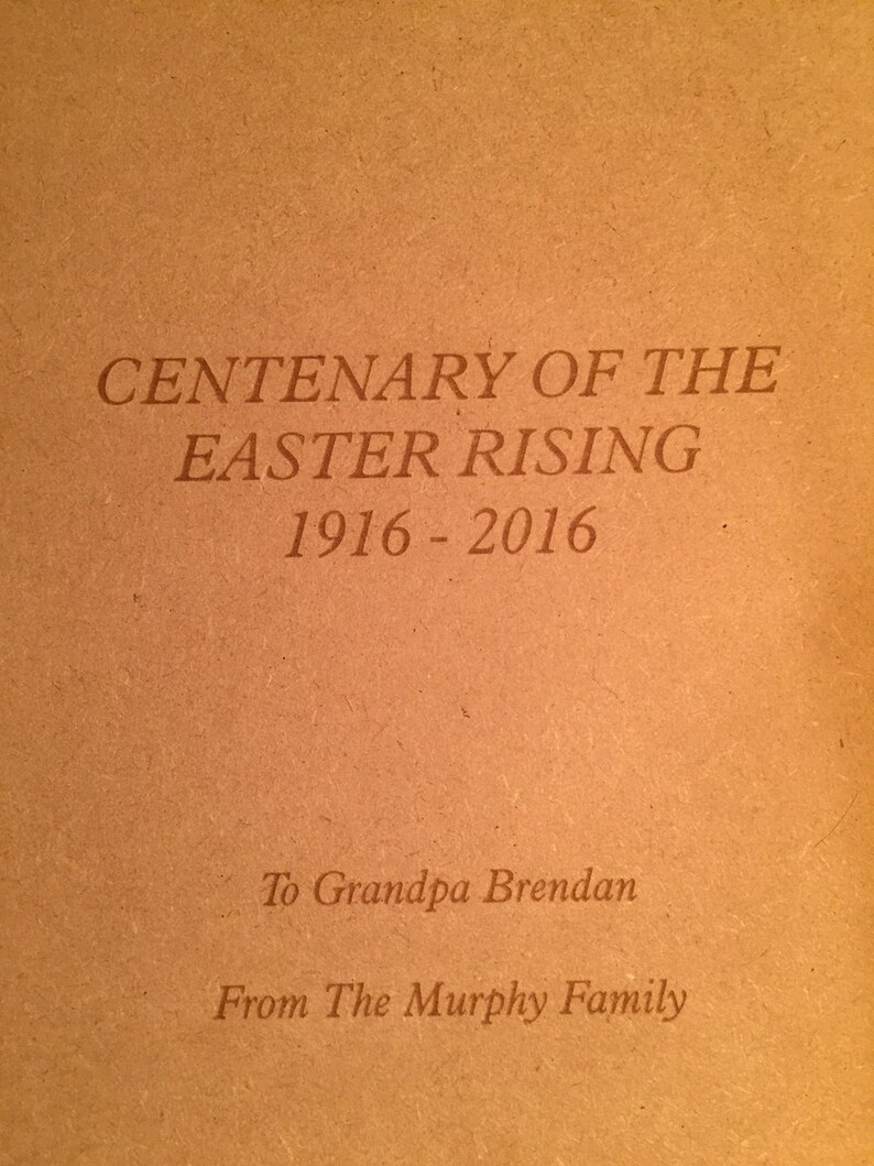 1916 Easter Rising Commemorative Proclamation Slate Plaque - Etsy