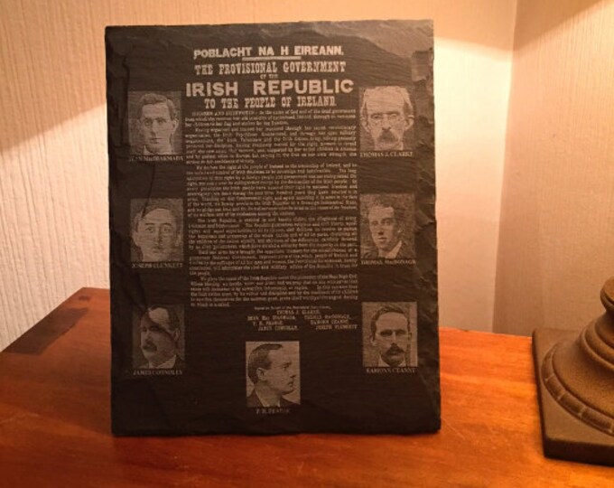 1916 Easter Rising Commemorative Proclamation Slate Plaque With Images ...