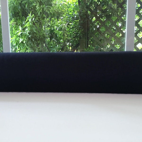 Draft Stopper Sliding Door Black - Etsy