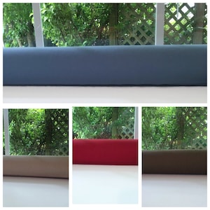 32" Door Window Draft Stopper, Cedar Filled, Brown, Window Draftstopper ...