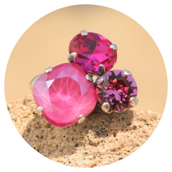 Swarovski Ring - Etsy