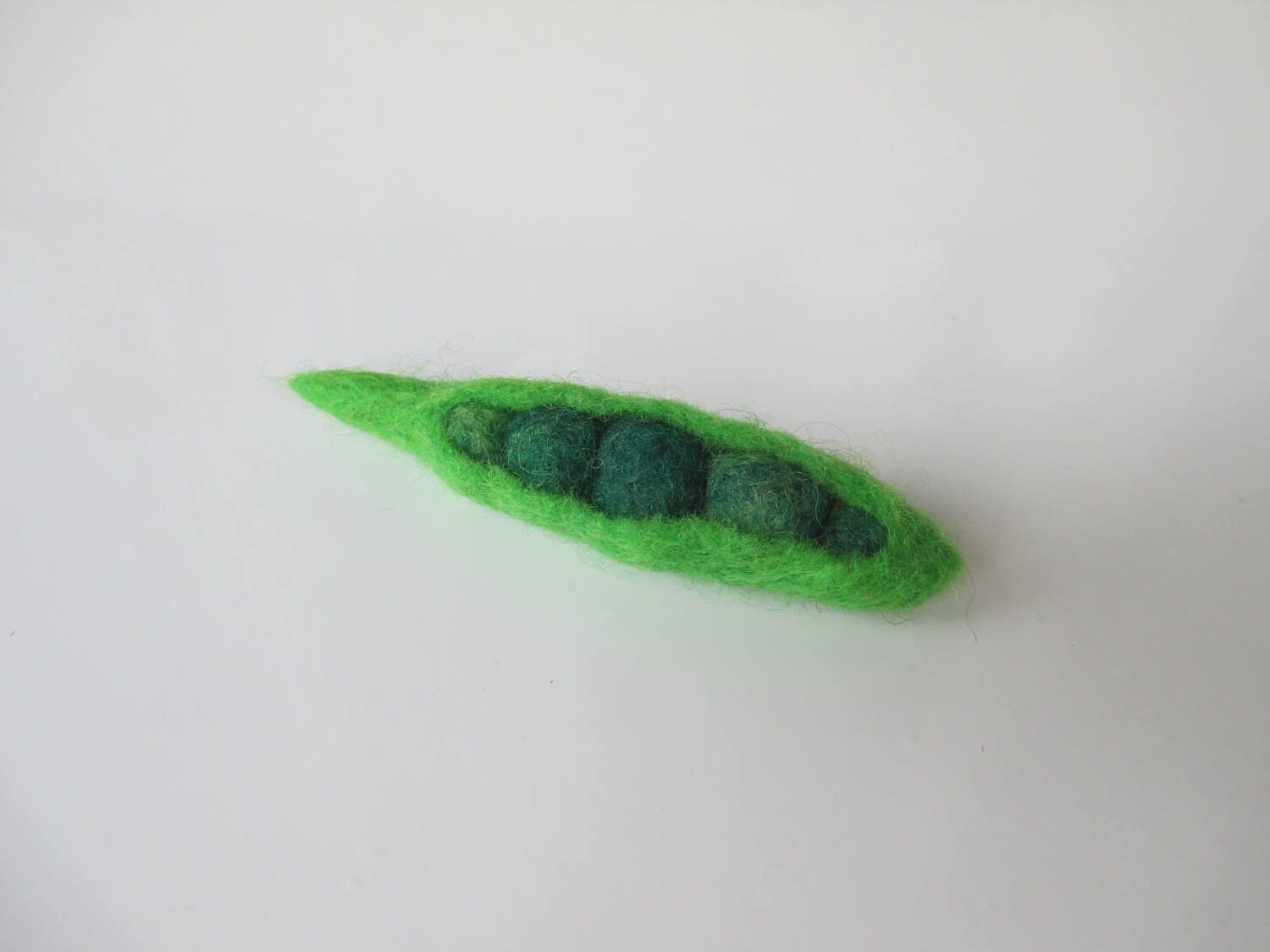 Felted Peas, Felt Pea Pod, Peas in a Pod, Wool Felt Peas, Woolen Peas ...