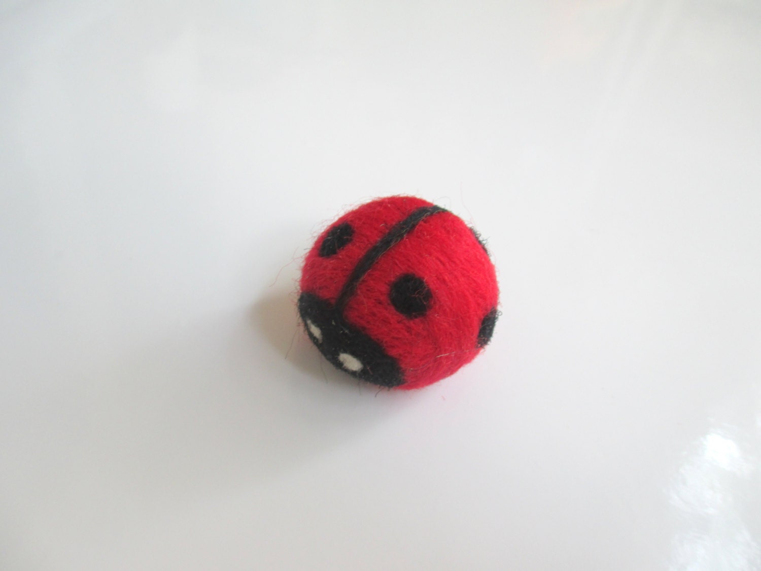 Felted Ladybug, Felt Ladybug, Needle Felted Woolen Ladybug, Pincushion ...
