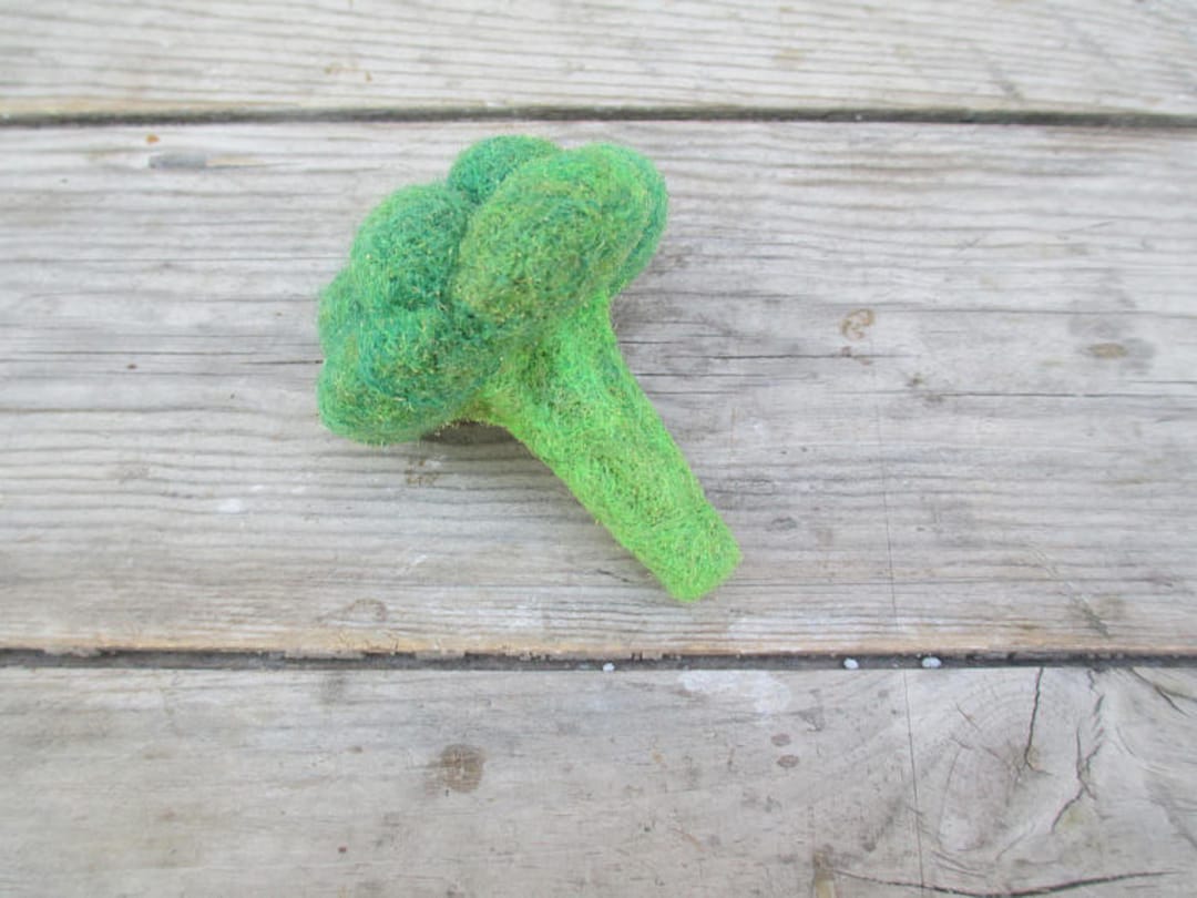 Felt Broccoli, Felted Broccoli, Needle Felted Broccoli, Needle Felted ...